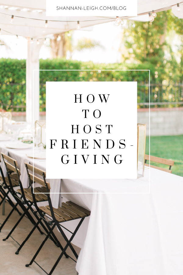 How to host Friendsgiving - Showit Blog